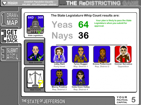 The ReDistricting Game is the Best Gerrymandering Game to Teach With