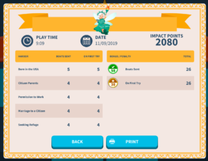 Review of Immigration Nation, a Quick and Simple iCivics Game